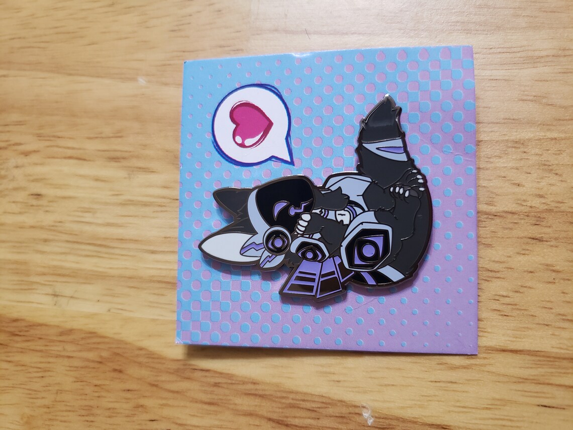 Glow in the Dark Protogen Pins | Etsy