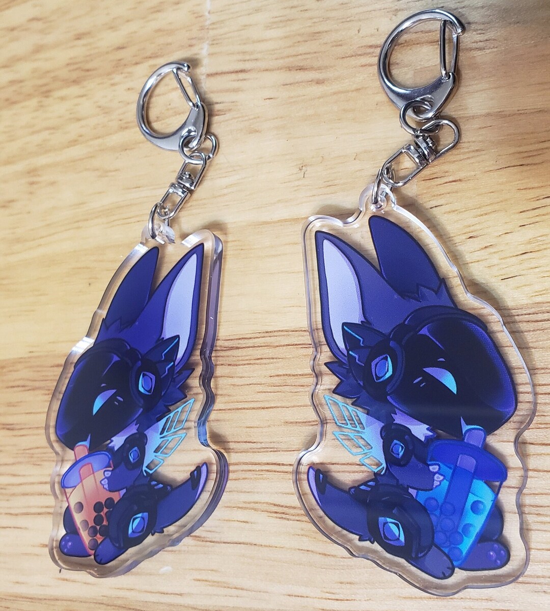 Boba Protogen Keychains ! - Etsy