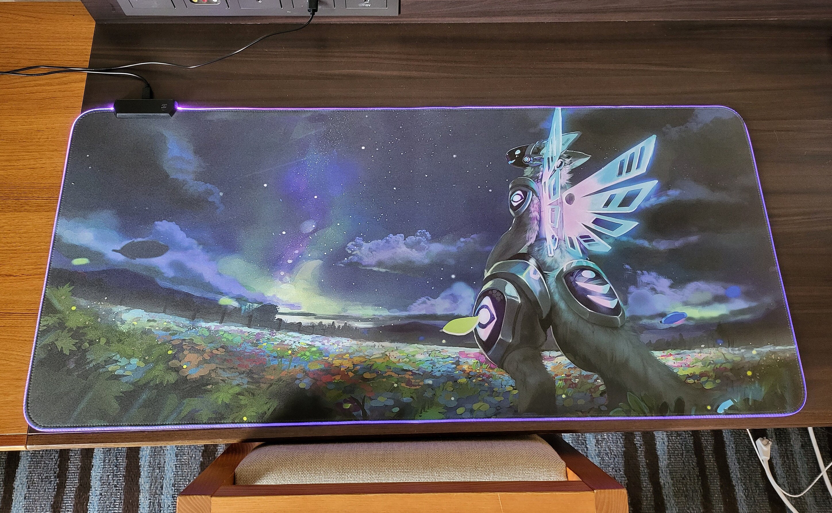 GIANT RGB Protogen Gaming Mousepad spectrum - Etsy UK