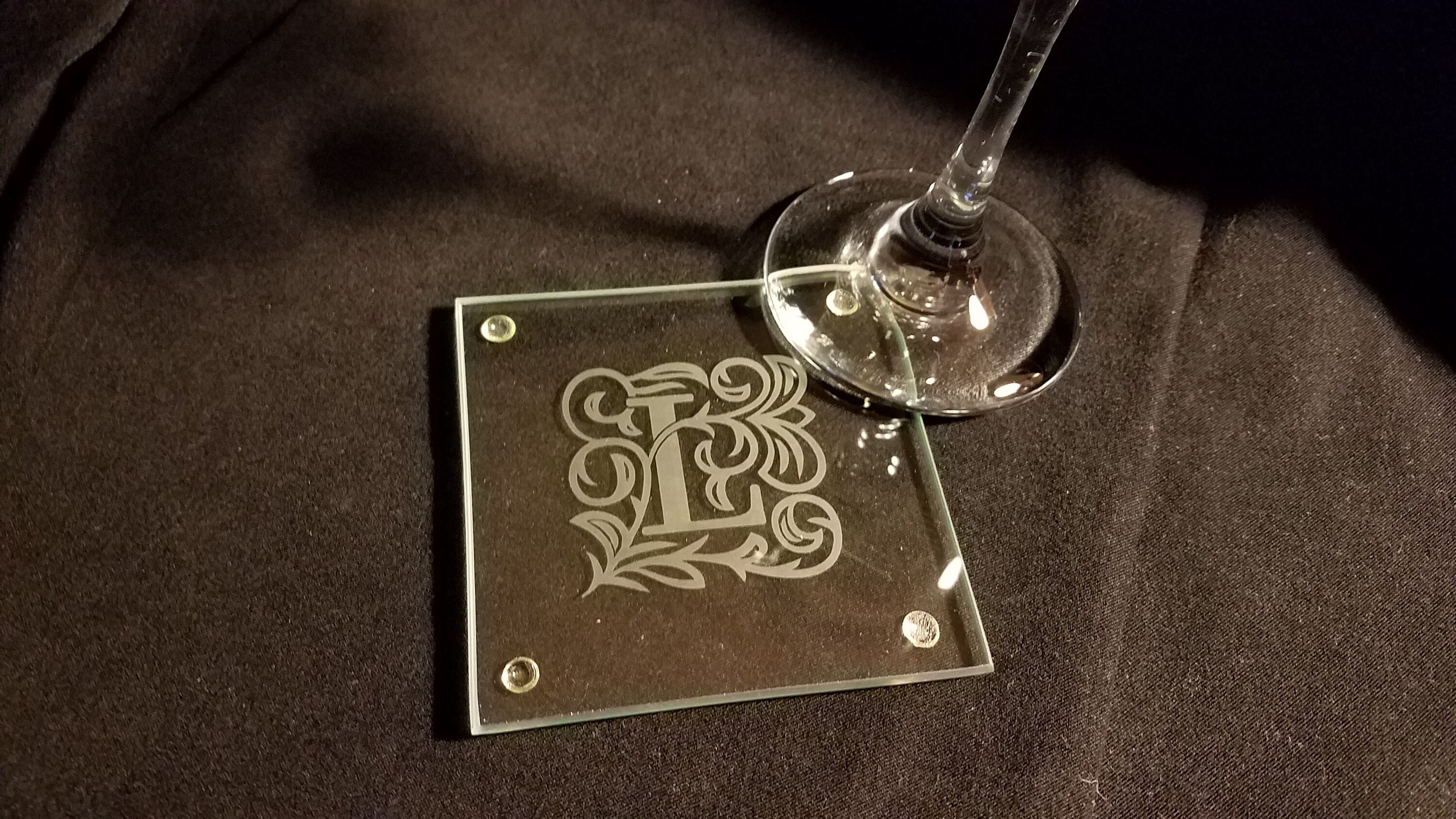Custom Etched Glass Coasters - Etsy