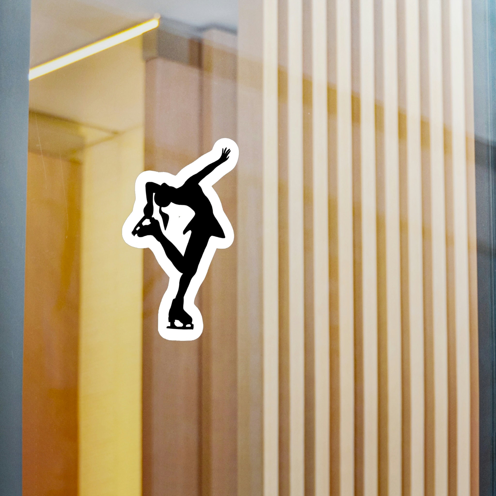 Figure Skating Vinyl Decals Laptop Water-bottle Car - Etsy