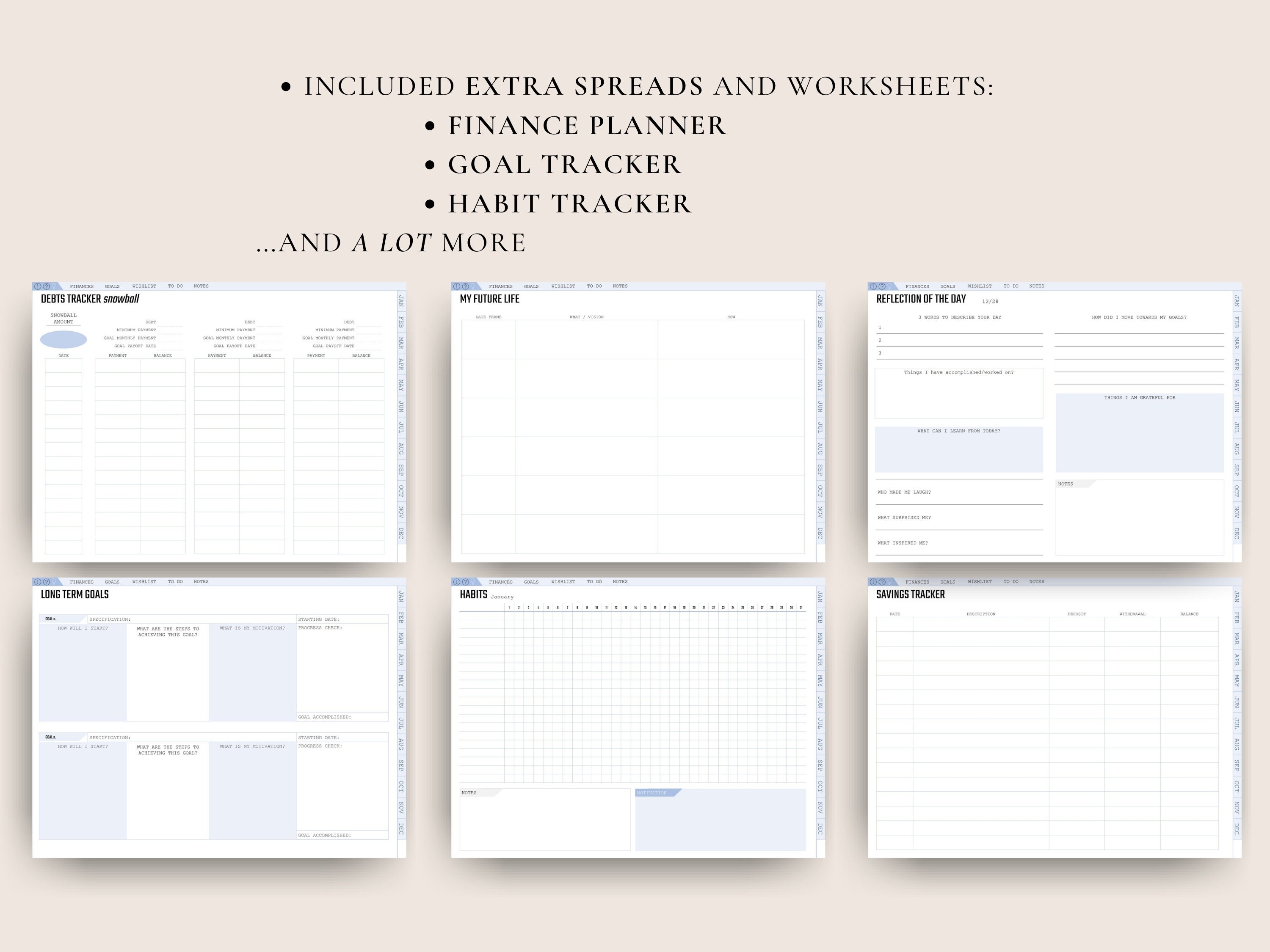Digital Planner Goodnotes 2021 Digital DATED Daily Weekly | Etsy
