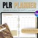 PLR Planner, PLR Digital Planner, PLR Hyperlinked Planner, Planner for ...
