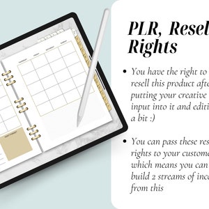 PLR Planner, PLR Digital Planner, PLR Hyperlinked Planner, Planner for ...