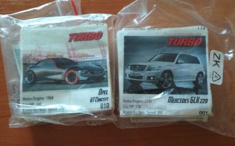 Turbo Kent Bubble Gum Inserts , Original in Numbers You Need. READ ...