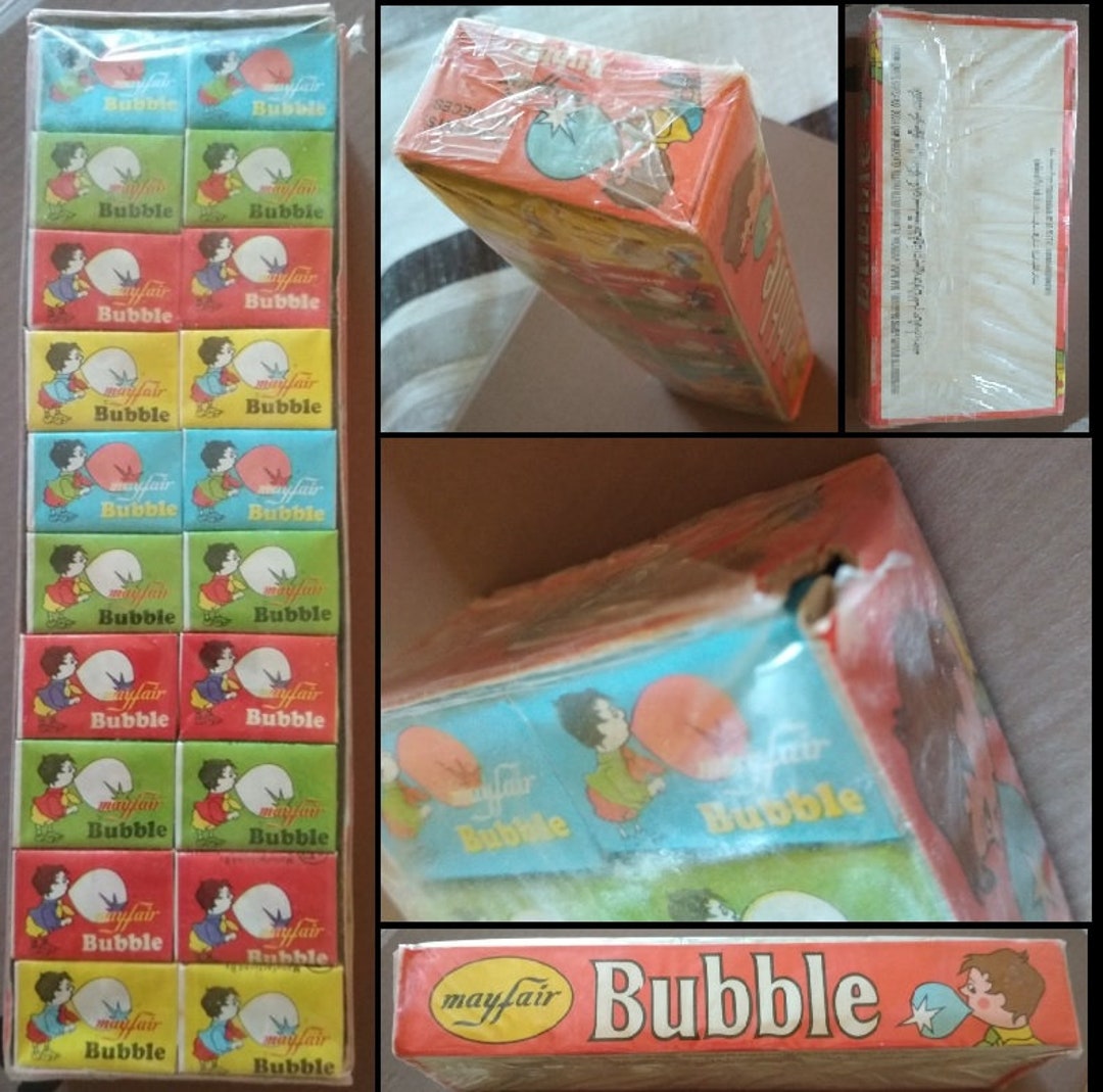 Retro Whole Unwrapped Vintage Mayfair Bubble Gum Box of 100 - Etsy