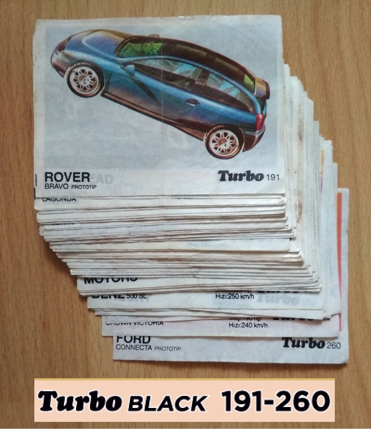 Turbo Bubble Chewing Gum Inserts Wrappers 191-260 Full Set - Etsy