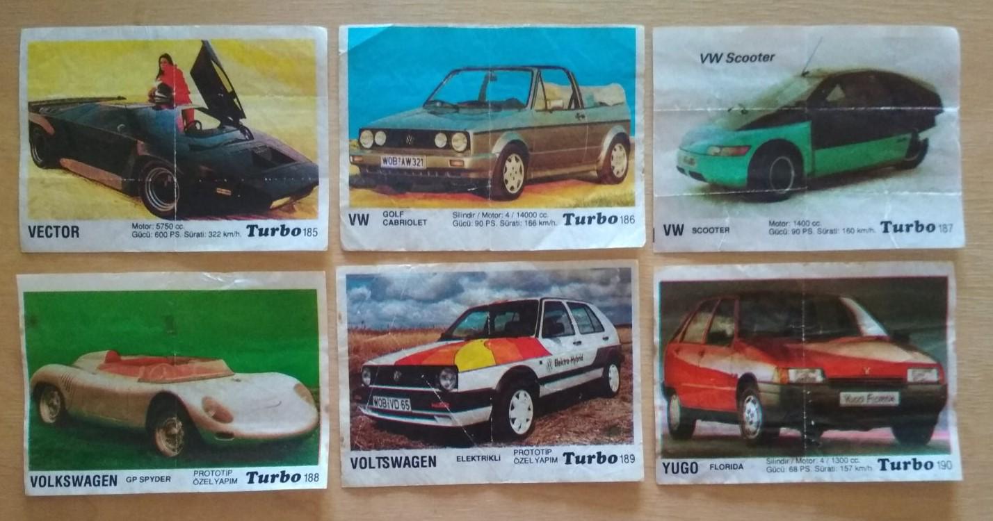 Turbo Bubble, Chewing Gum Inserts, Wrappers 121-190 Full Set 70 Pcs ...