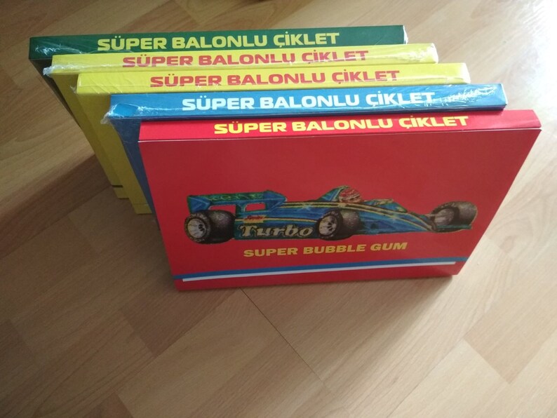 Turbo Bubble Gum. All Series Wrappers Gums Boxes and Much - Etsy