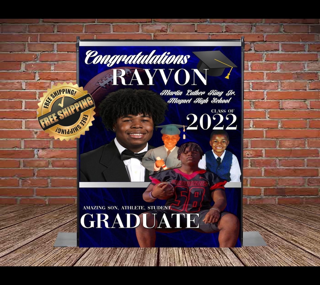 Graduation Backdrop, Custom Backdrop (class Reunion), Class Reunion ...