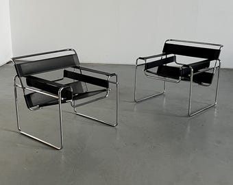 1 of 2 Vintage 'wassily' Armchairs by Marcel Breuer, Iconic Bauhaus ...