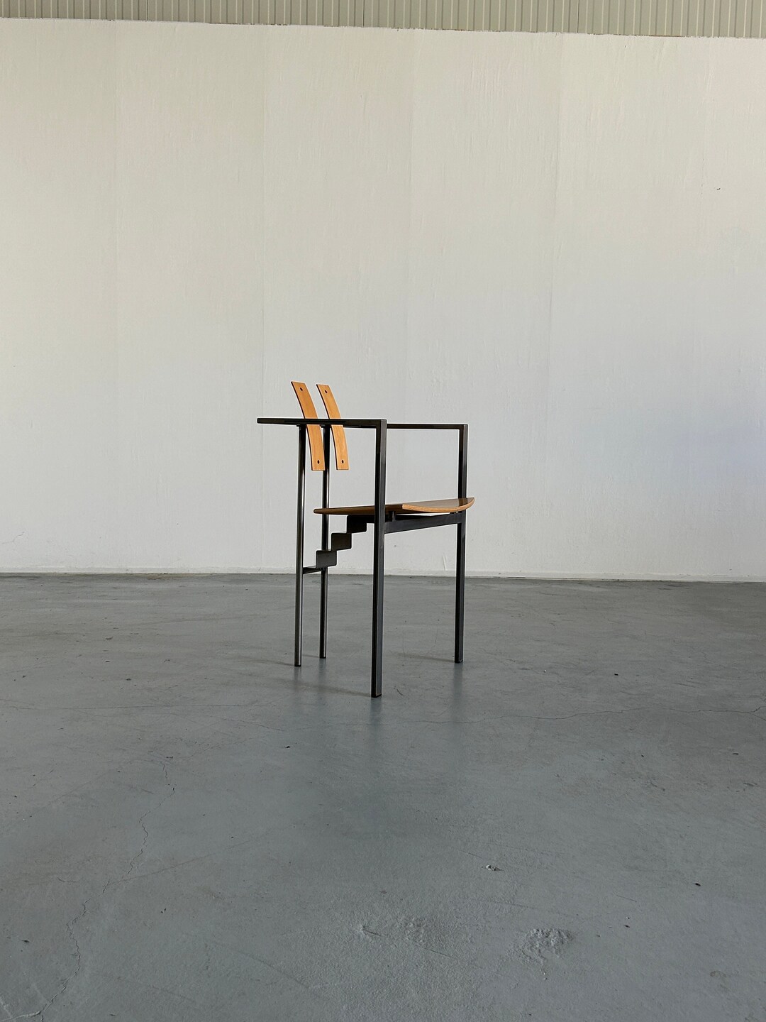 Memphis Design Postmodern Geometrical 'trix' Chair by - Etsy