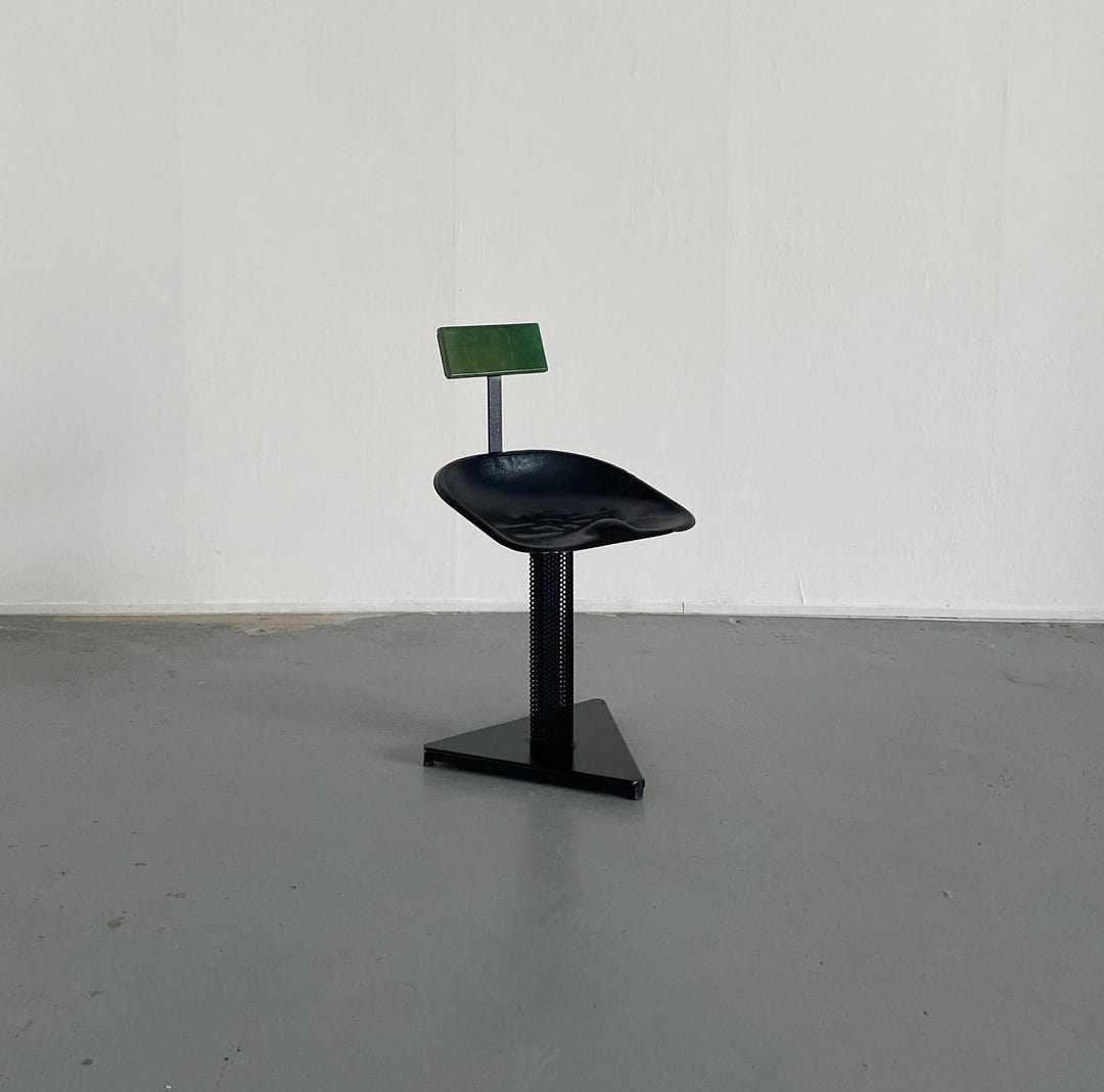 Italian Memphis Design Abstract Geometrical Postmodern Dining Chairs or ...