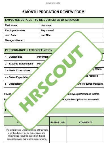 Employee Probation & Performance Management Templates Package | Etsy