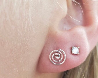 Swirl Earrings | Etsy