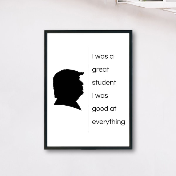 Donald Trump Side Profile - Etsy