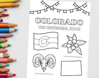 Arkansas Coloring Page | Elementary Geography Activity | Arkansas ...