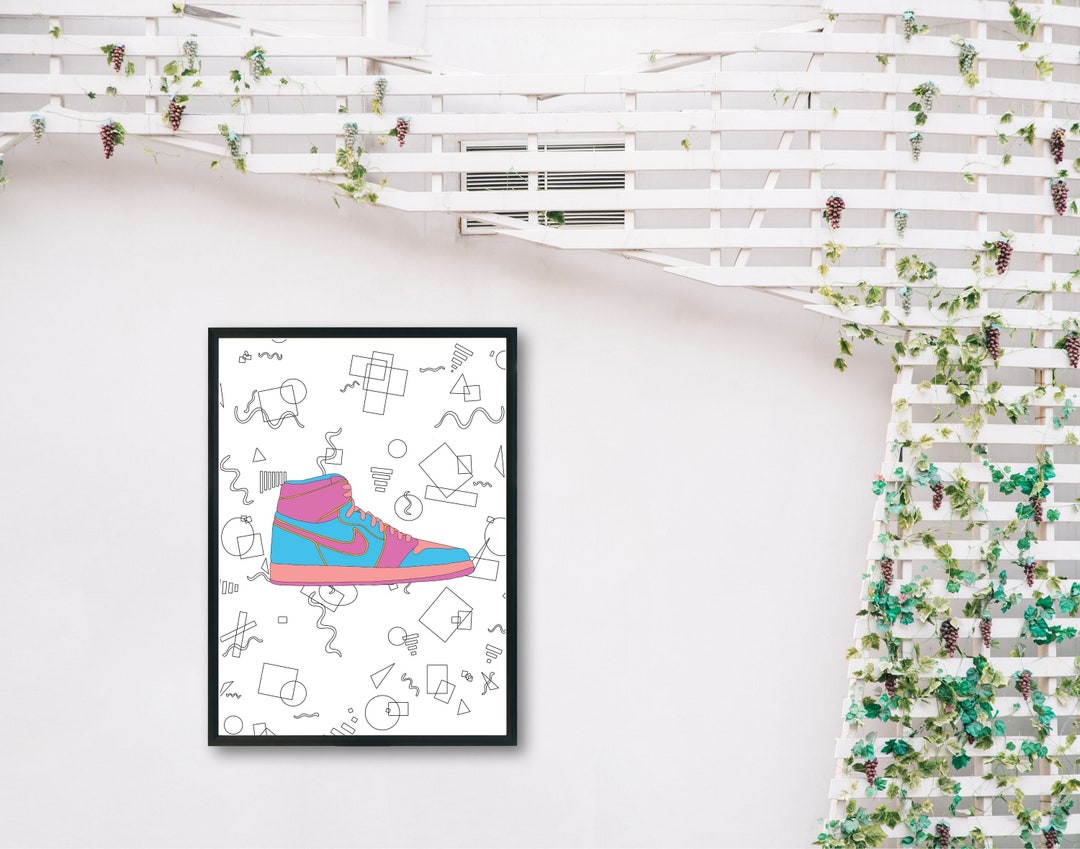 Michael Jordan Poster Vintage - Air Jordan Poster - Retro 90s Michael ...