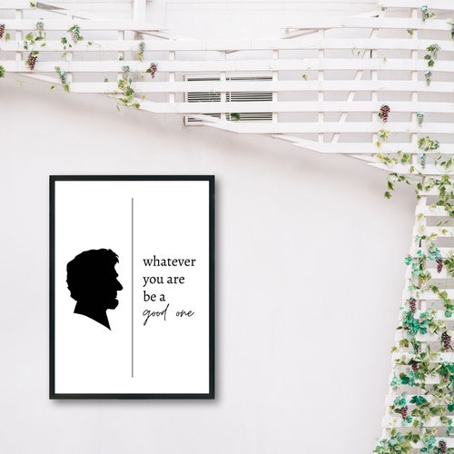 Printable Abraham Lincoln Quote Profile Poster whatever - Etsy