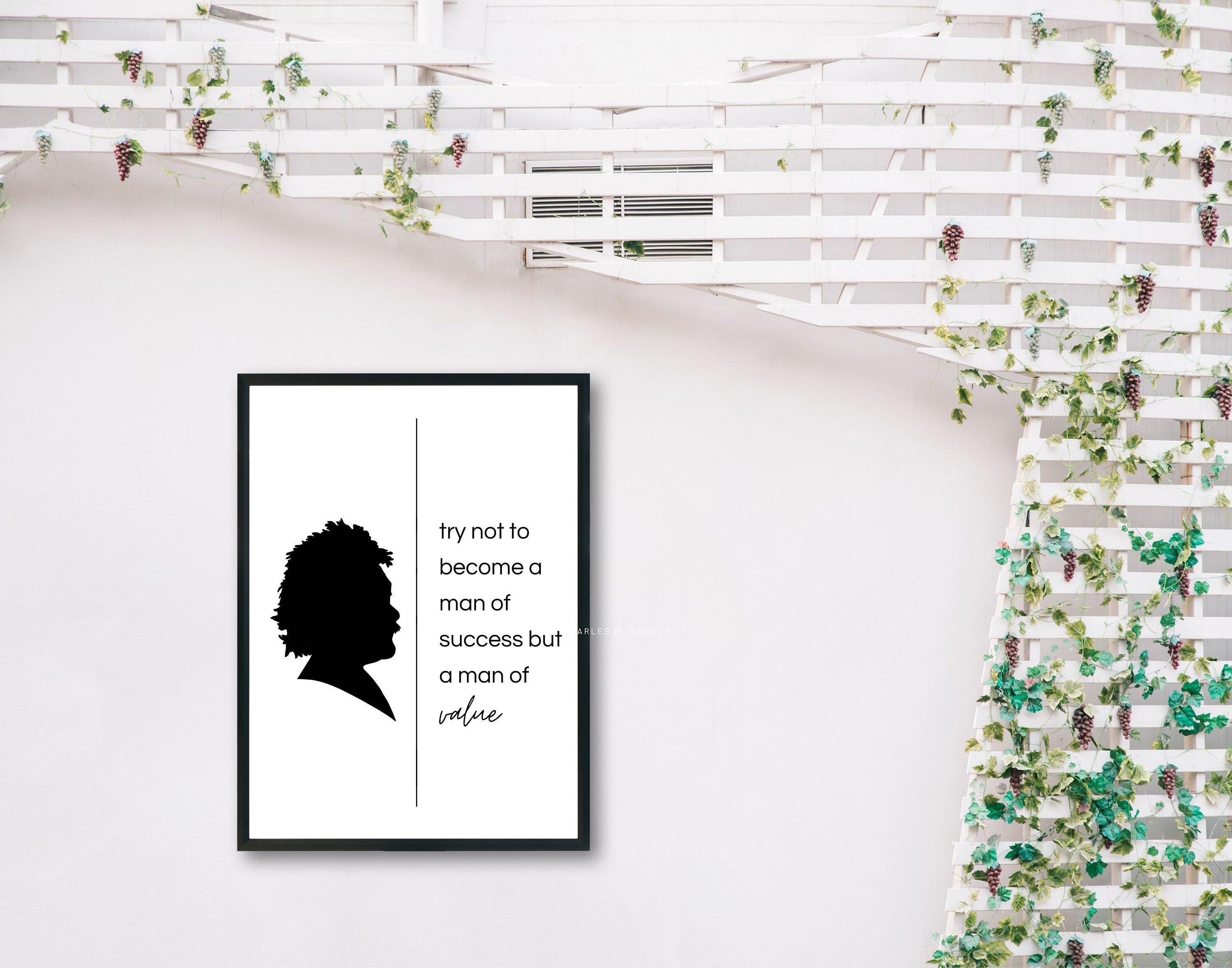 Albert Einstein Poster, Albert Einstein Quote, Historical Poster ...
