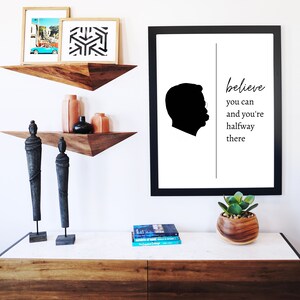 Theodore Roosevelt Poster - Teddy Roosevelt Quote "believe You Can ...