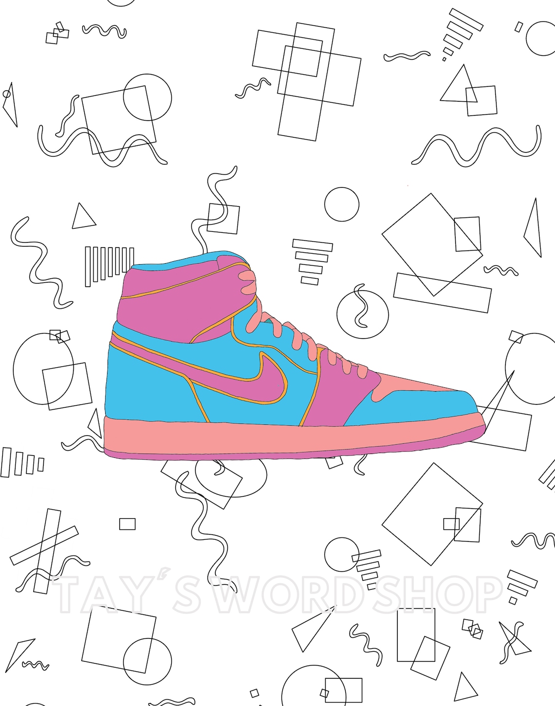 Michael Jordan Poster Vintage - Air Jordan Poster - Retro 90s Michael ...