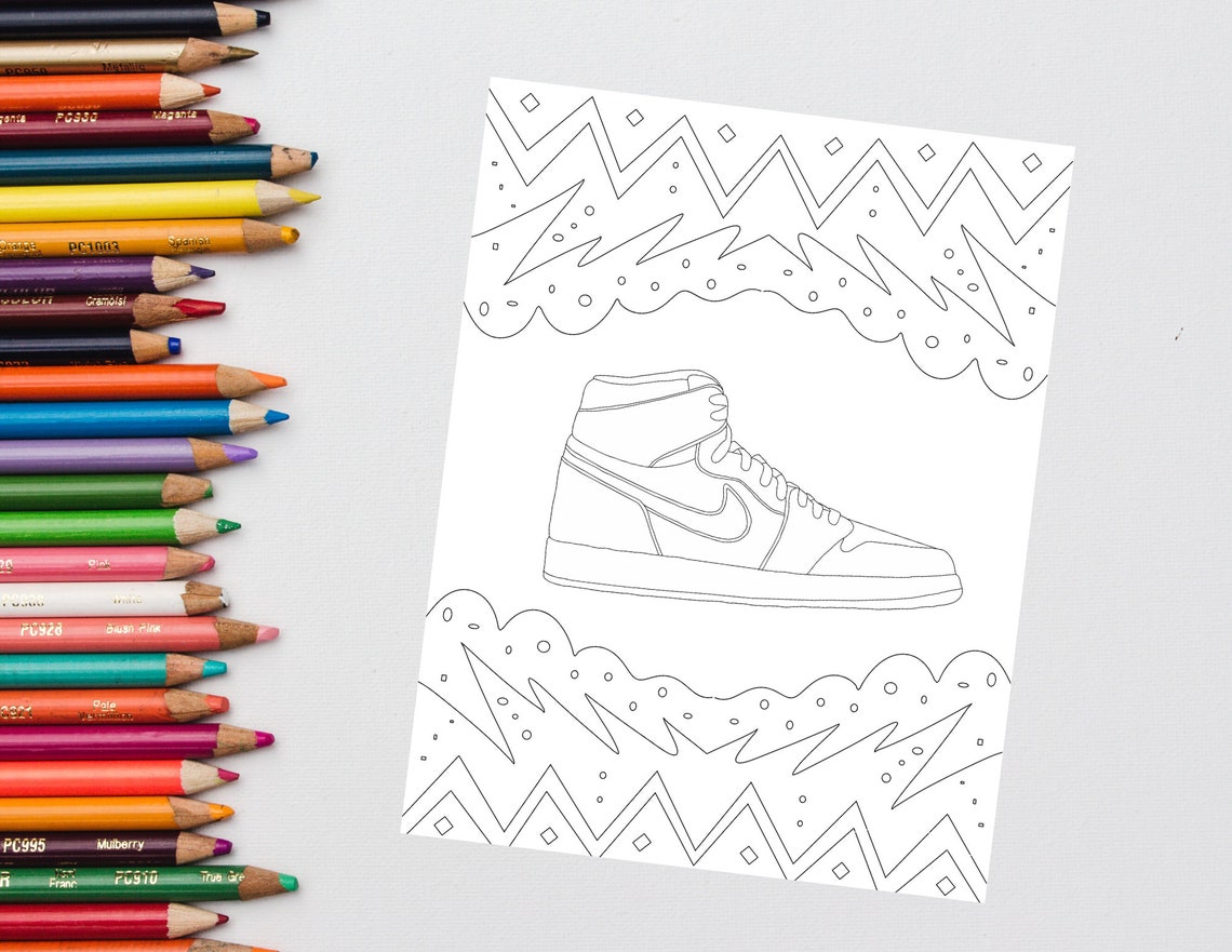 Michael Jordan Printable Coloring Page - Michael Jordan Poster Card or ...