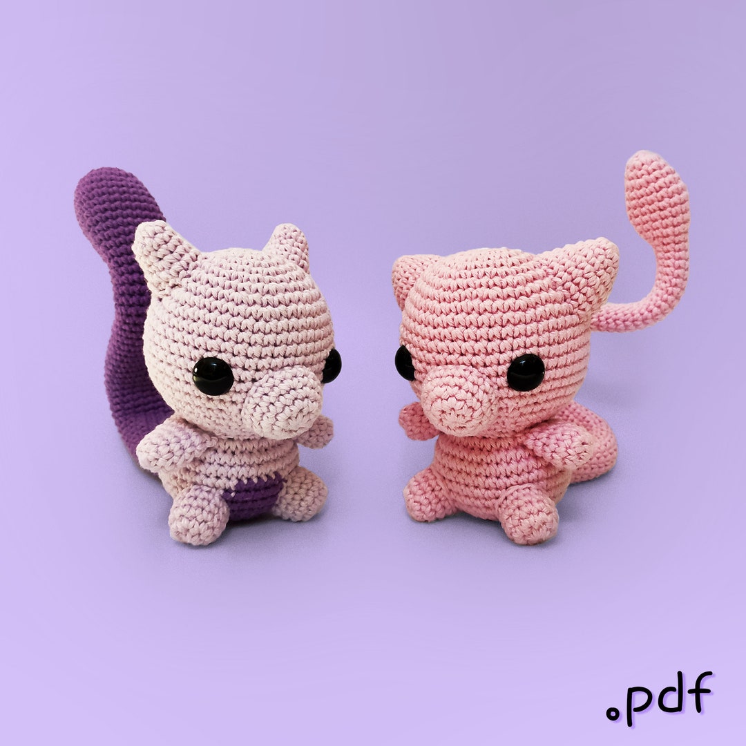 Meow & Meow2 Crochet Pattern Amigurumi Vincrafty PDF File US Terms - Etsy