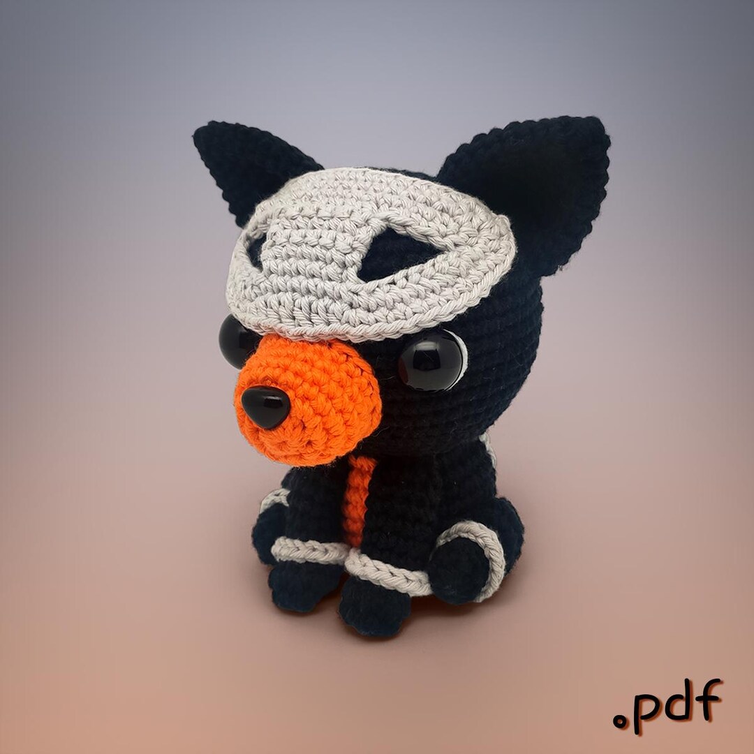 Doom Dog 1 Crochet Pattern Amigurumi Vincrafty PDF File US Terms - Etsy