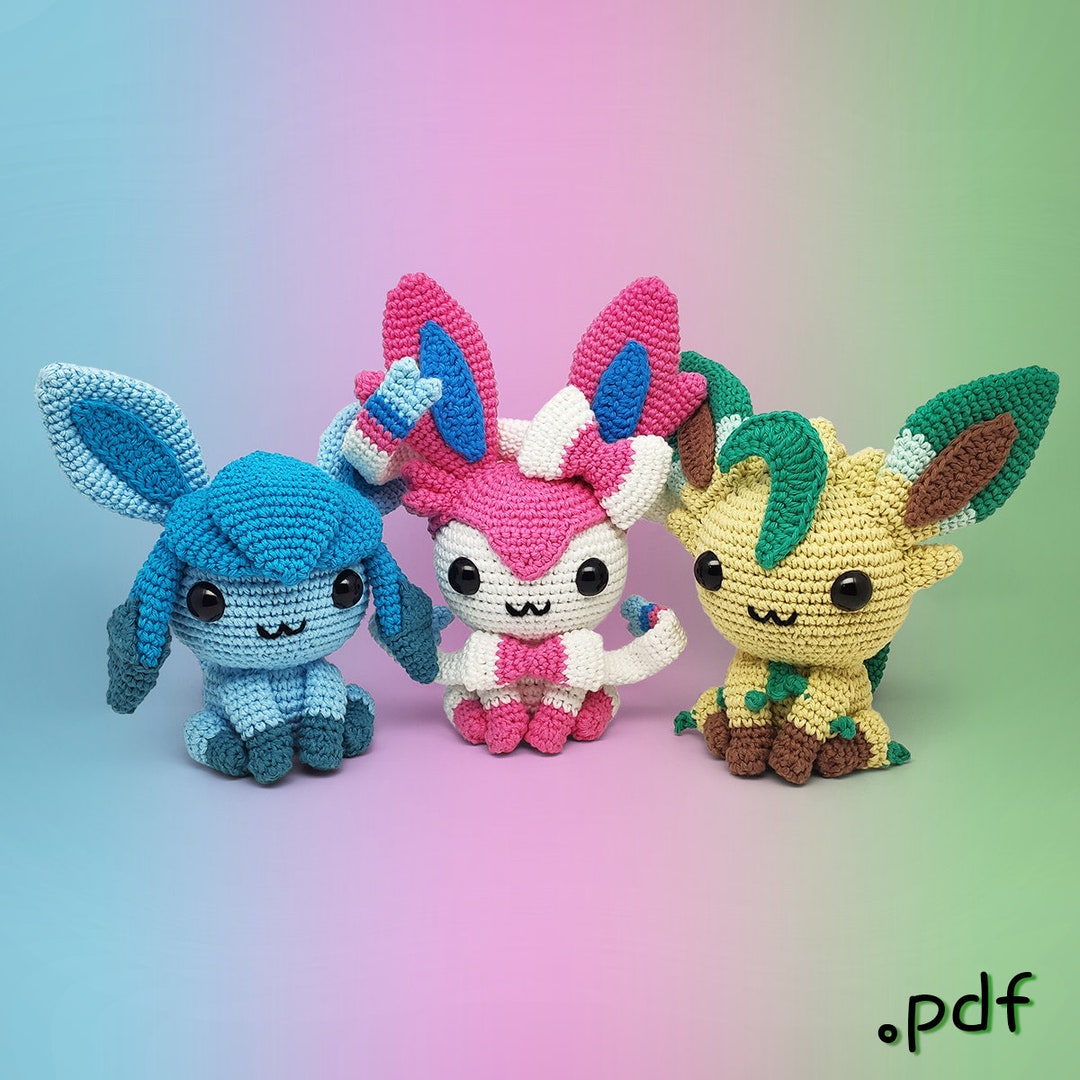 Set of 3 | Elemental Foxes 3 Crochet Pattern Amigurumi Vincrafty PDF ...