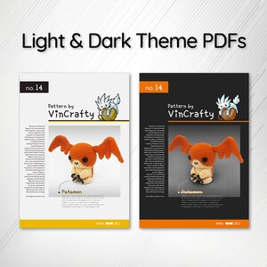 Patamon Digimon Crochet Pattern Amigurumi Vincrafty PDF File US Terms ...