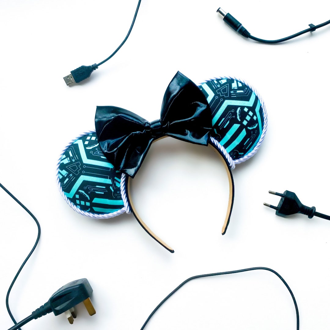 Tron Orejas de Minnie Mouse inspiradas en Disney - Etsy México