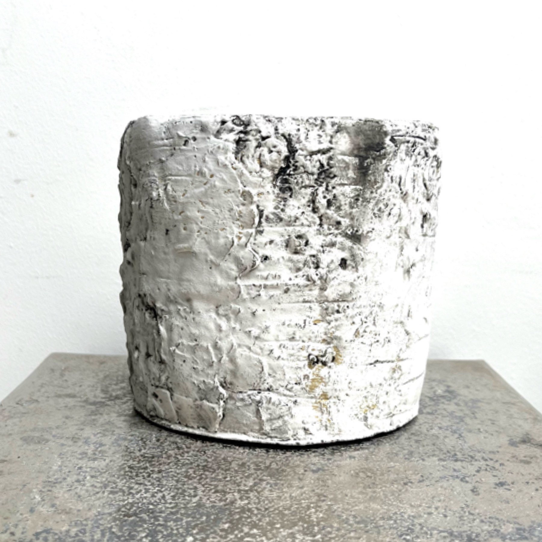 Silver Birch Wood Effect Ceramic Indoor Plant Pot in 2 Sizes - Etsy UK