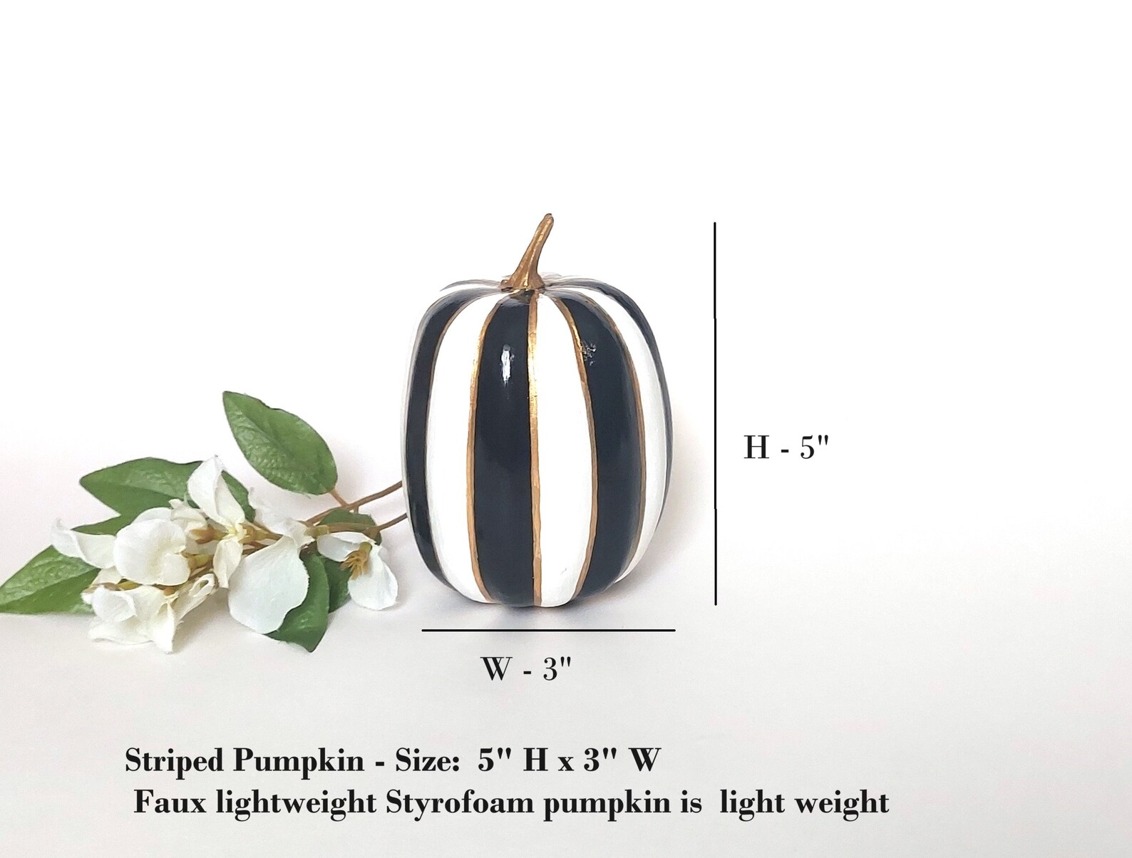 Black and White Checkered Pumpkin Table Centerpiece Whimsical Pumpkins ...