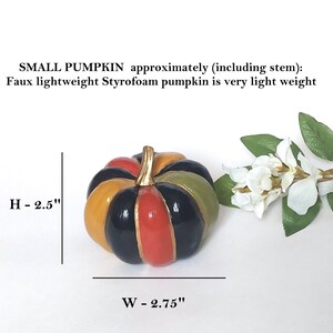 Black and White Checkered Pumpkin Fall Pumpkin Table Centerpiece for ...