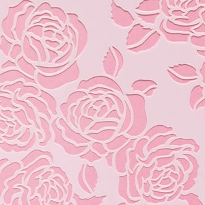 Lacupella Rose Stencil - ROSA - Seamless Delicate Pattern for Tall ...