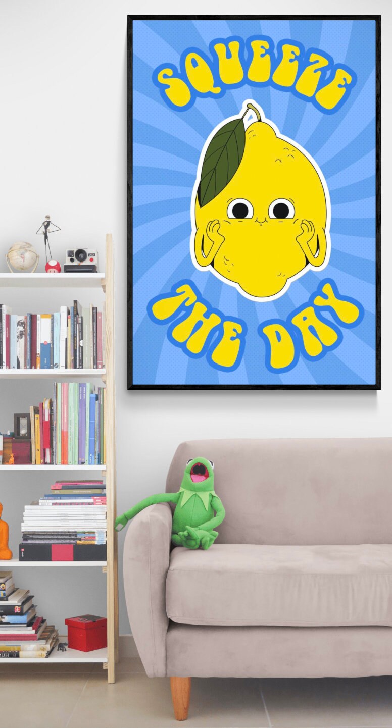 Digital Download Retro Fruit 70's Art Bundle Treat People - Etsy