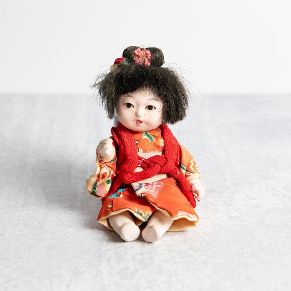 Miniature Japanese Gofun Doll - Etsy