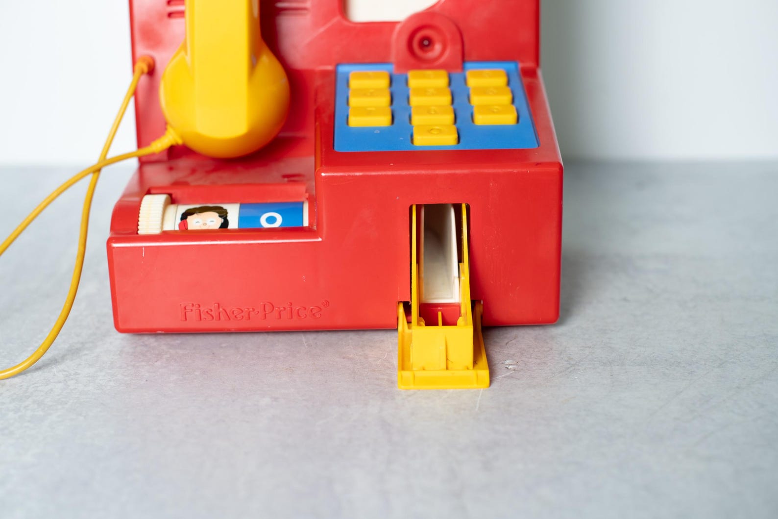 Rare 1989 Fisher Price Children's Toy Telephone Booth Payphone ...