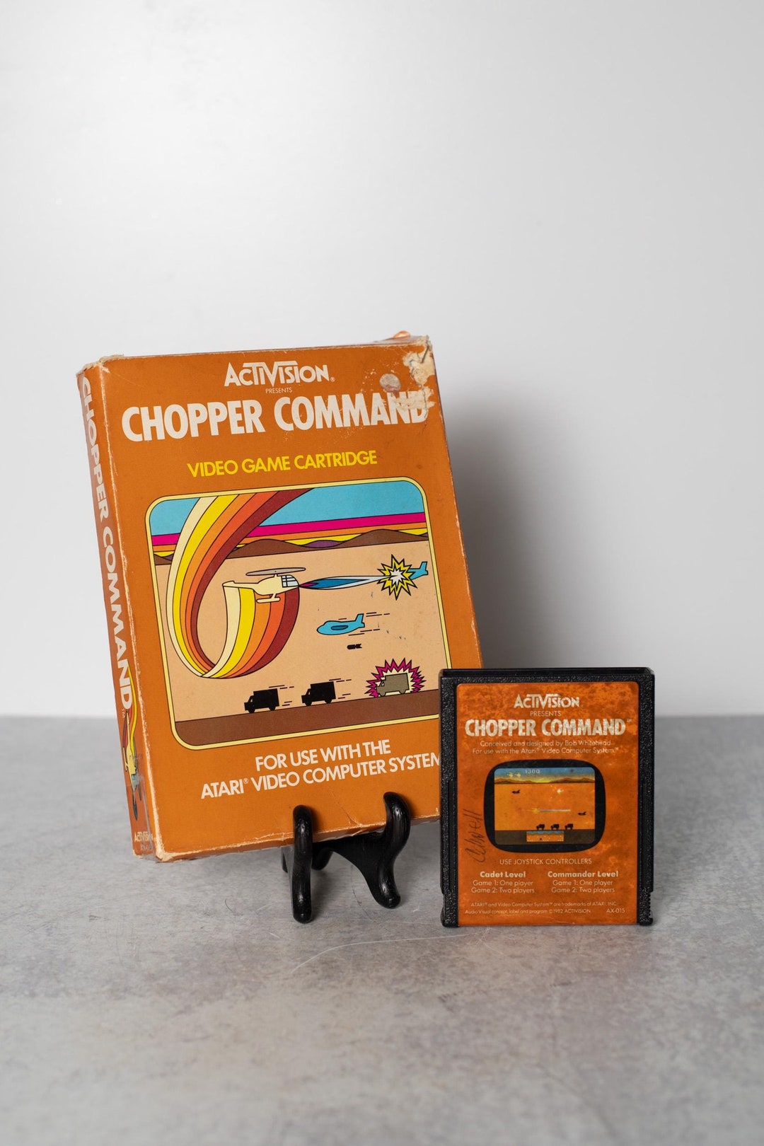 Activision Presents Chopper Command Atari Game Cartridge, Instructions Manual, Atari Catalog and ...