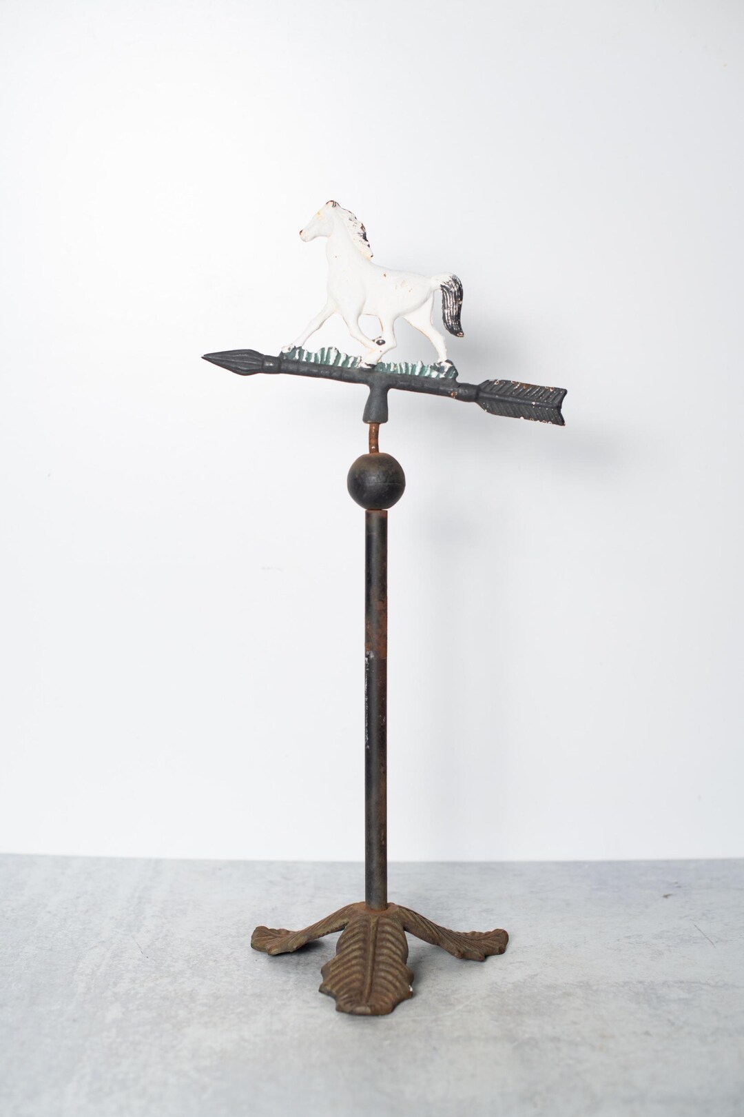 Cast Iron Horse Weathervane Tabletop Decoration - Etsy