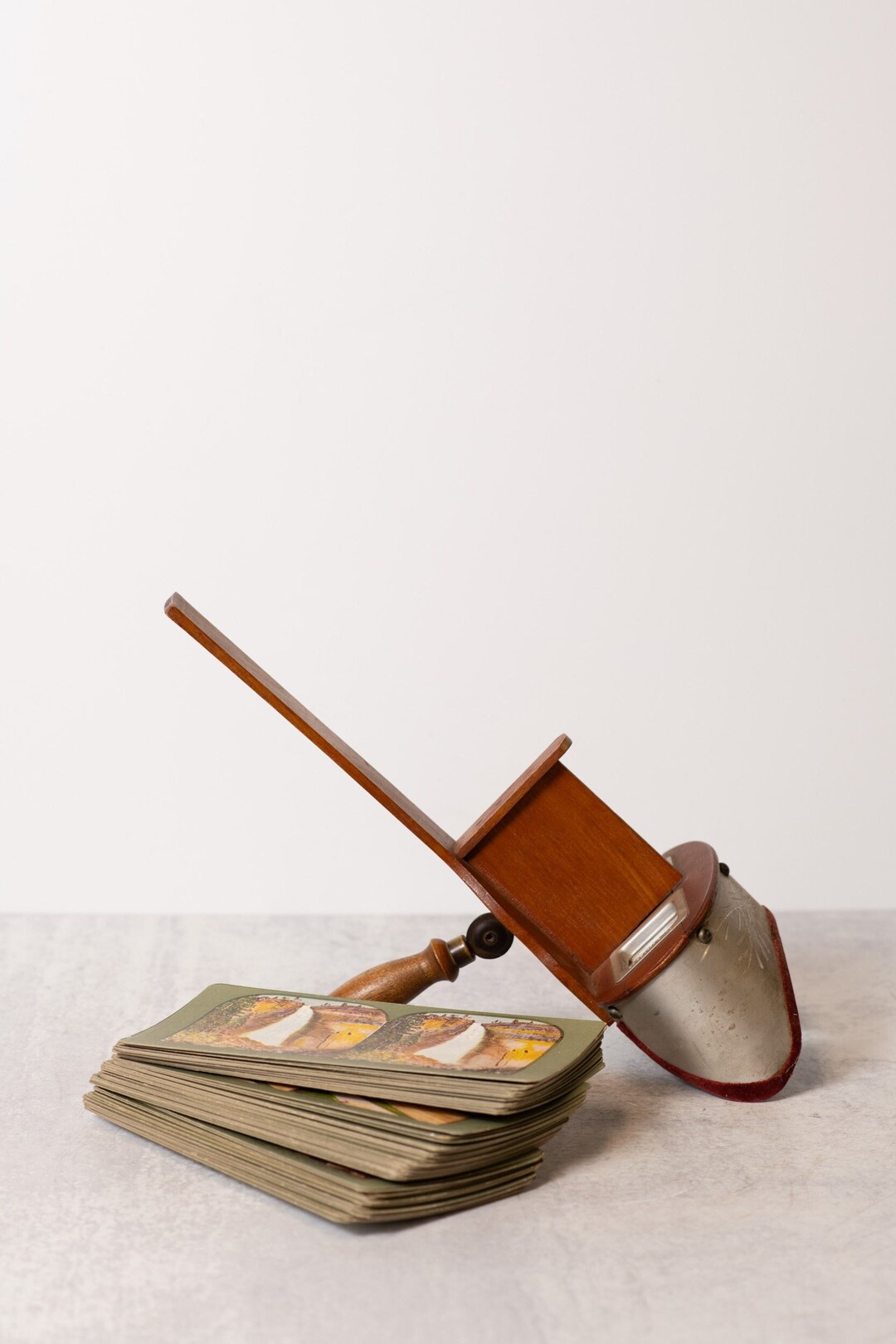 Antique Stereoscope Viewer With USA Sights Featured on 53 Cards - Etsy