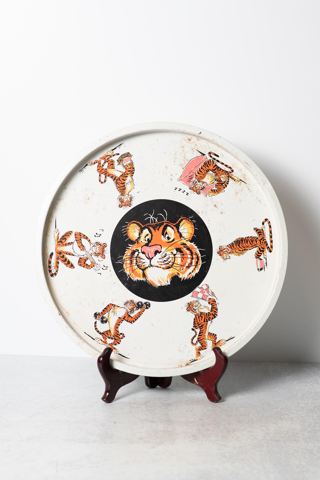 Vintage 1960's Esso Exxon Gas Tiger in Your Tank Metal Promotional ...