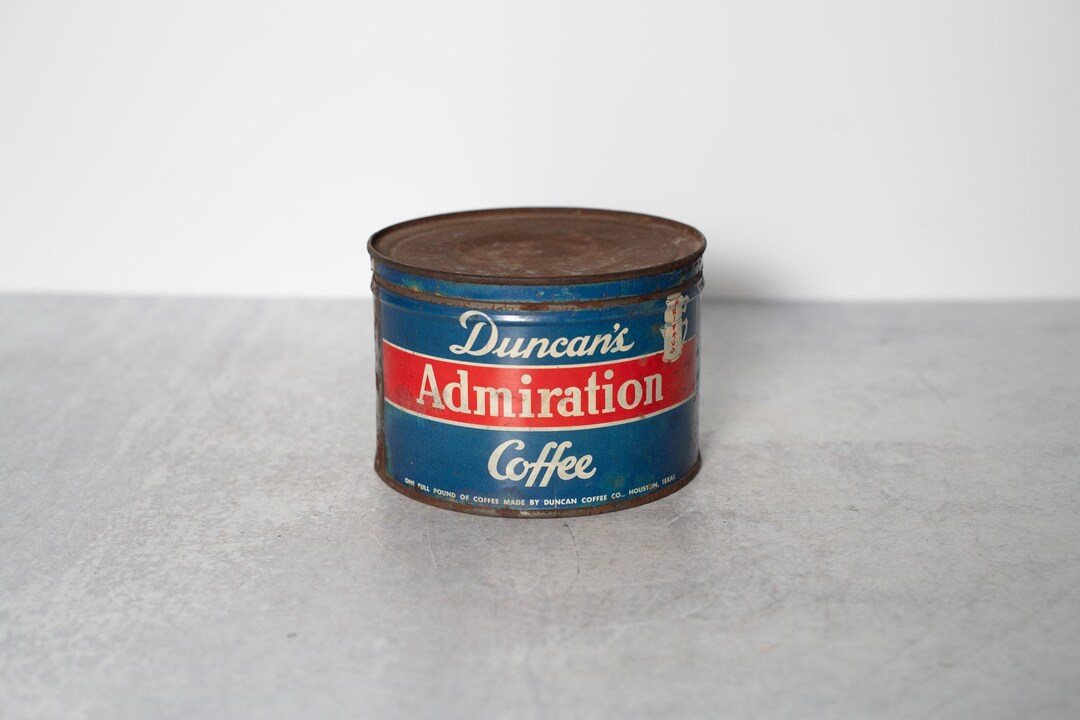 1940's Duncan's Admiration Coffee Dripkut Tin Can 1 Pound Empty - Etsy