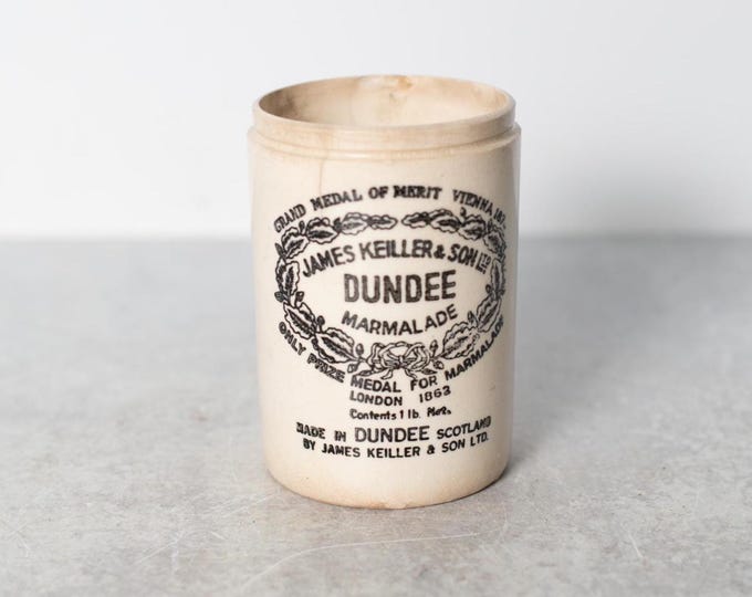 Antique James Keiller & Son LTD Dundee Marmalade Crock Jar Pot, Jar ...