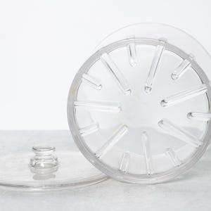Vintage Glass Sanitary Cheese Preserver Storage Container With Lid - Etsy