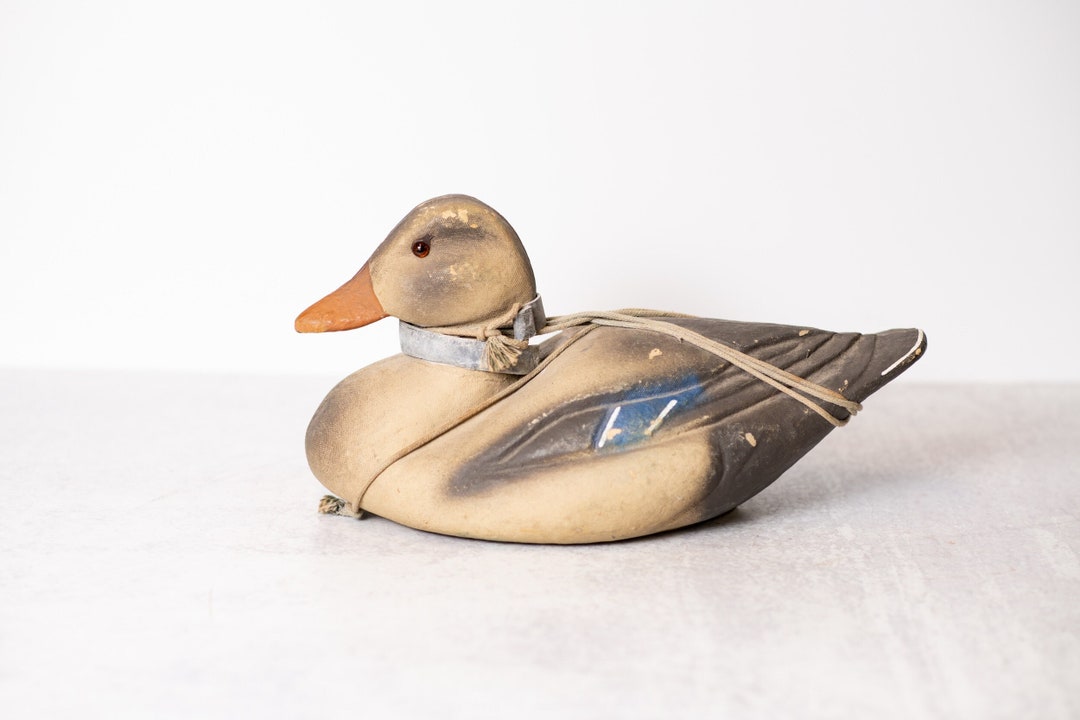 Paper Mache Mallard Duck Decoy Animal Trap Co Victor Premier Lititz PA ...