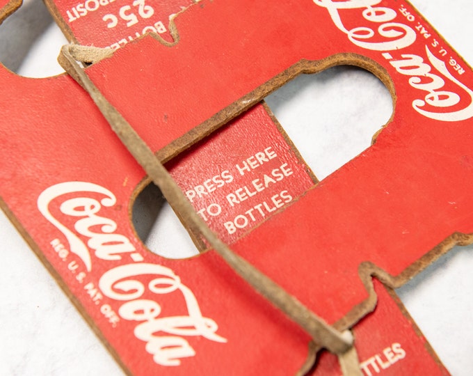 Coca Cola Aluminum 6 Pack Carrying Case With 6 Hobbleskirt Bottles - Etsy