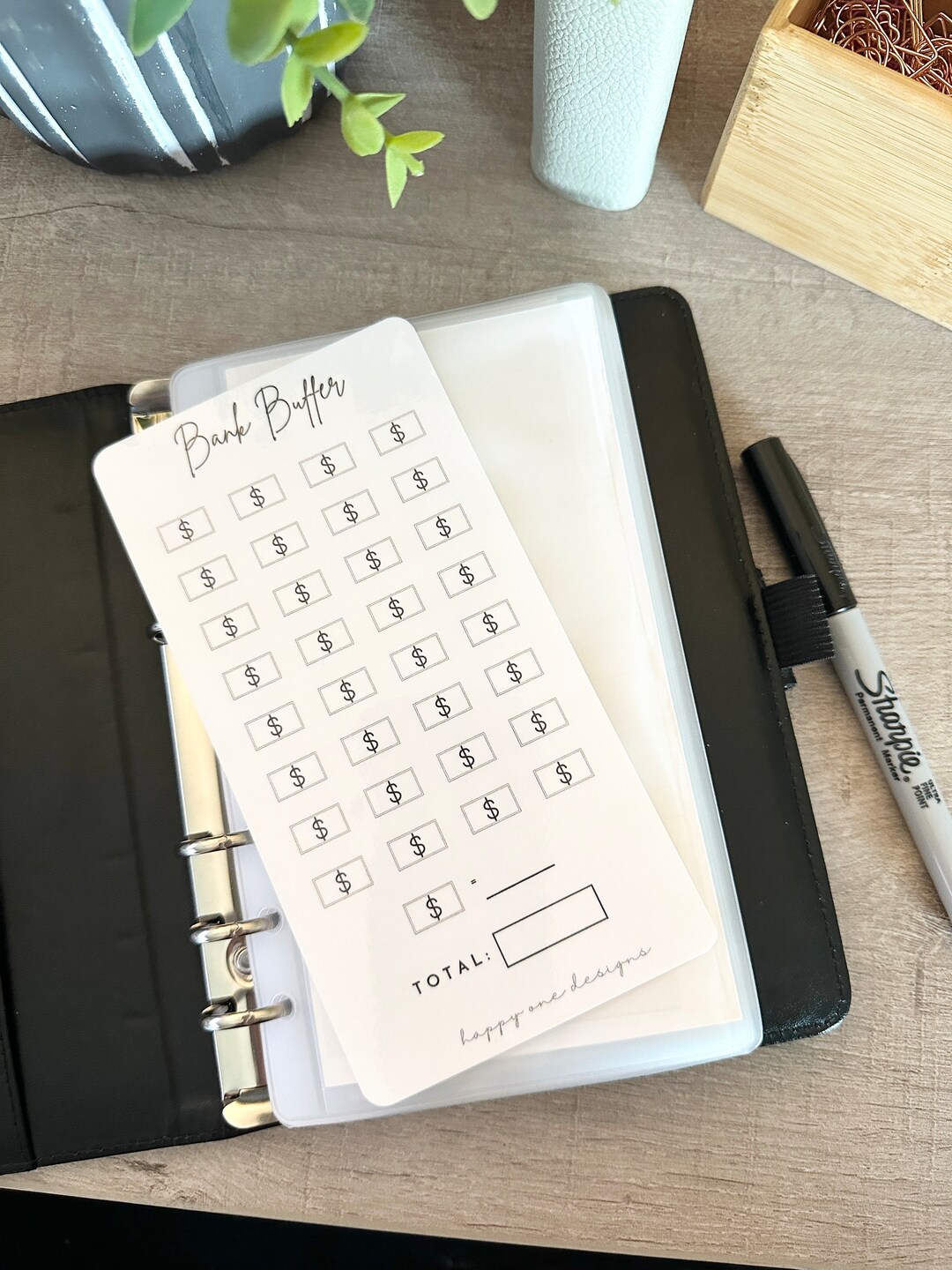 Bank Buffer Savings Challenge Trackers Laminated A6 Cash Trackers - Etsy