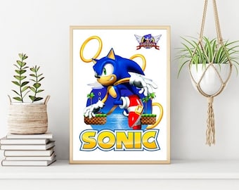 Sonic the Hedgehog | Print - Etsy